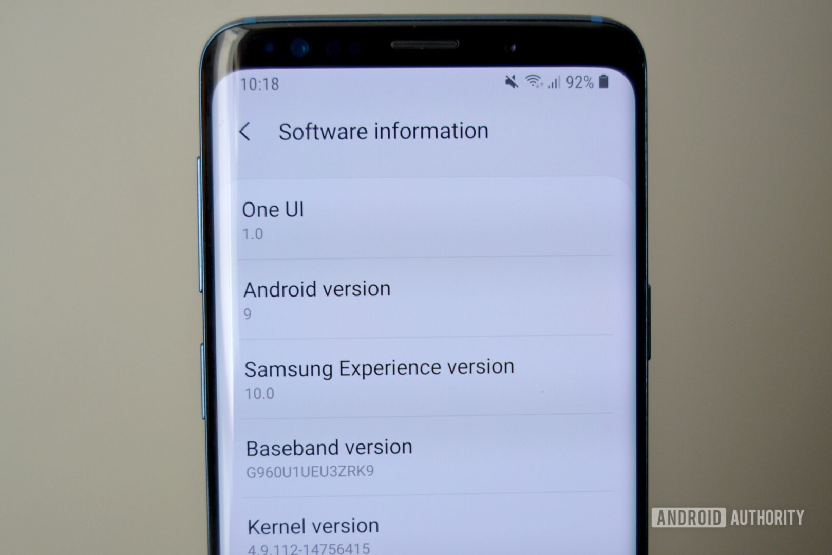 First look at One UI and Android Pie on the Samsung Galaxy S9