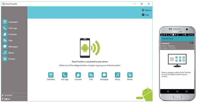 Backup your Android phone with Transfer Companion and Droid Transfer