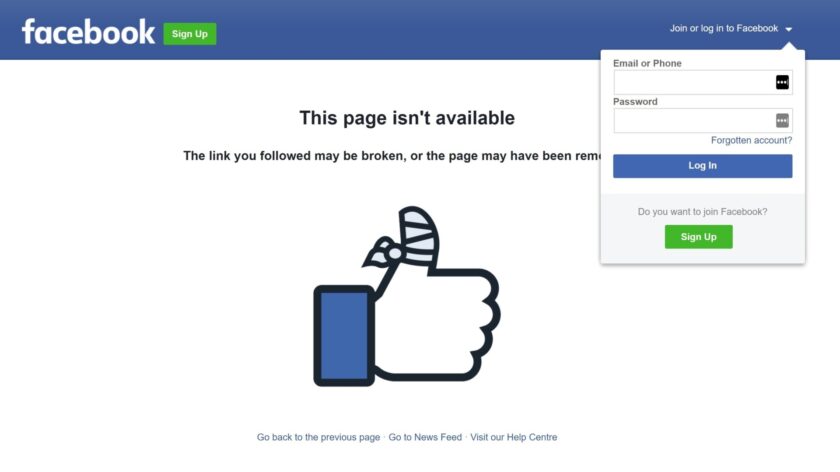 Facebook down: Users kicked out of accounts and unable to log back in