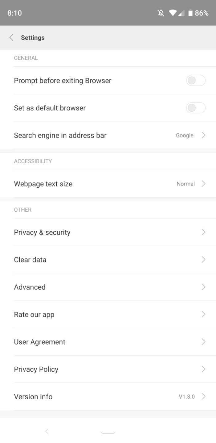 Xiaomi's new Mint Browser is lightweight and feature-packed