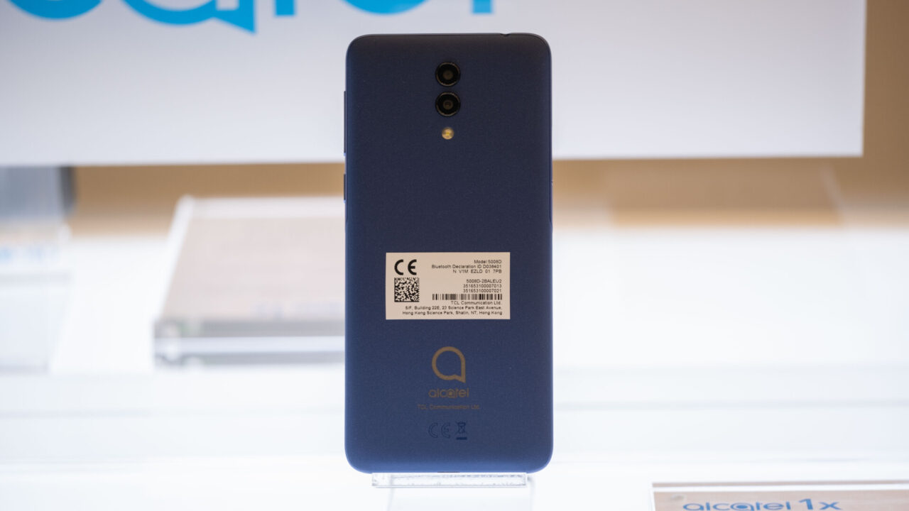 Alcatel 1X and Alcatel 1C hands-on: Budget as budget gets