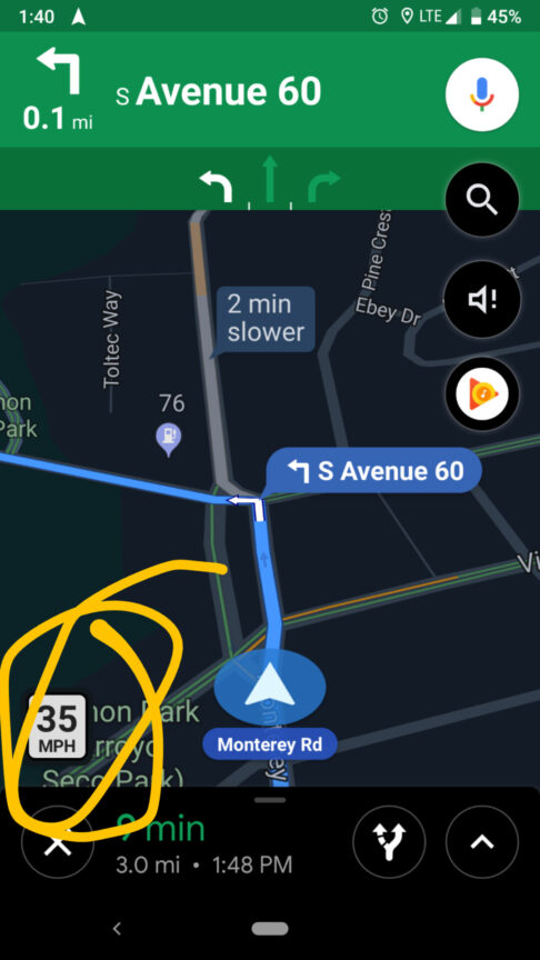Google Maps now showing posted speed limits for users across the US