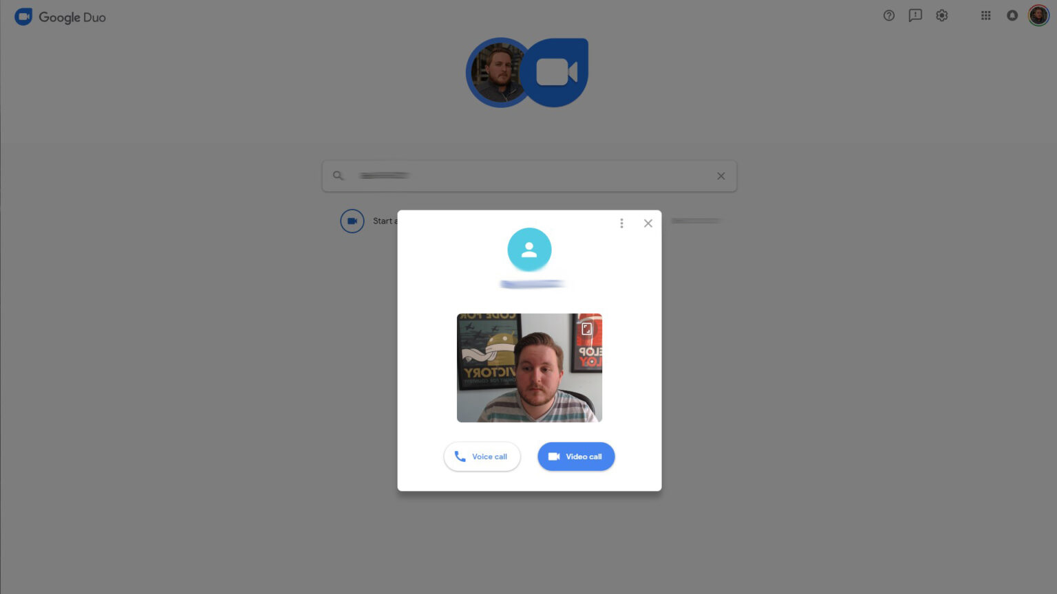 Google Duo on the web is live now for all - Android Authority