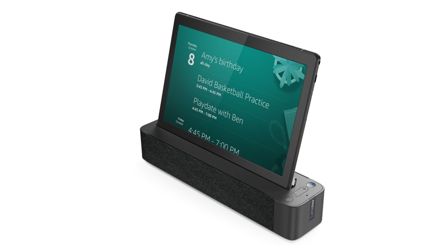 Lenovo Smart Tabs combine an Android tablet with a smart speaker dock