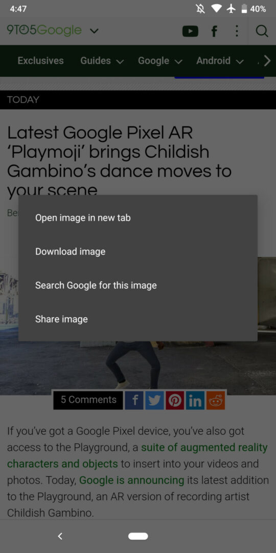 Google brings dark mode to Chrome 73 for Android