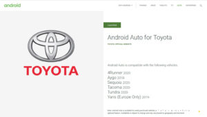 Toyota is (finally) bringing Android Auto to six of its vehicles