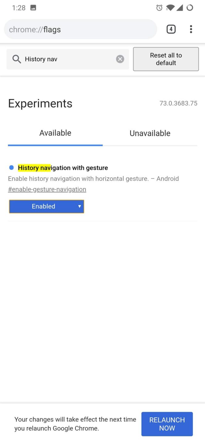 Enable these awesome new Chrome gestures to swipe back or forward