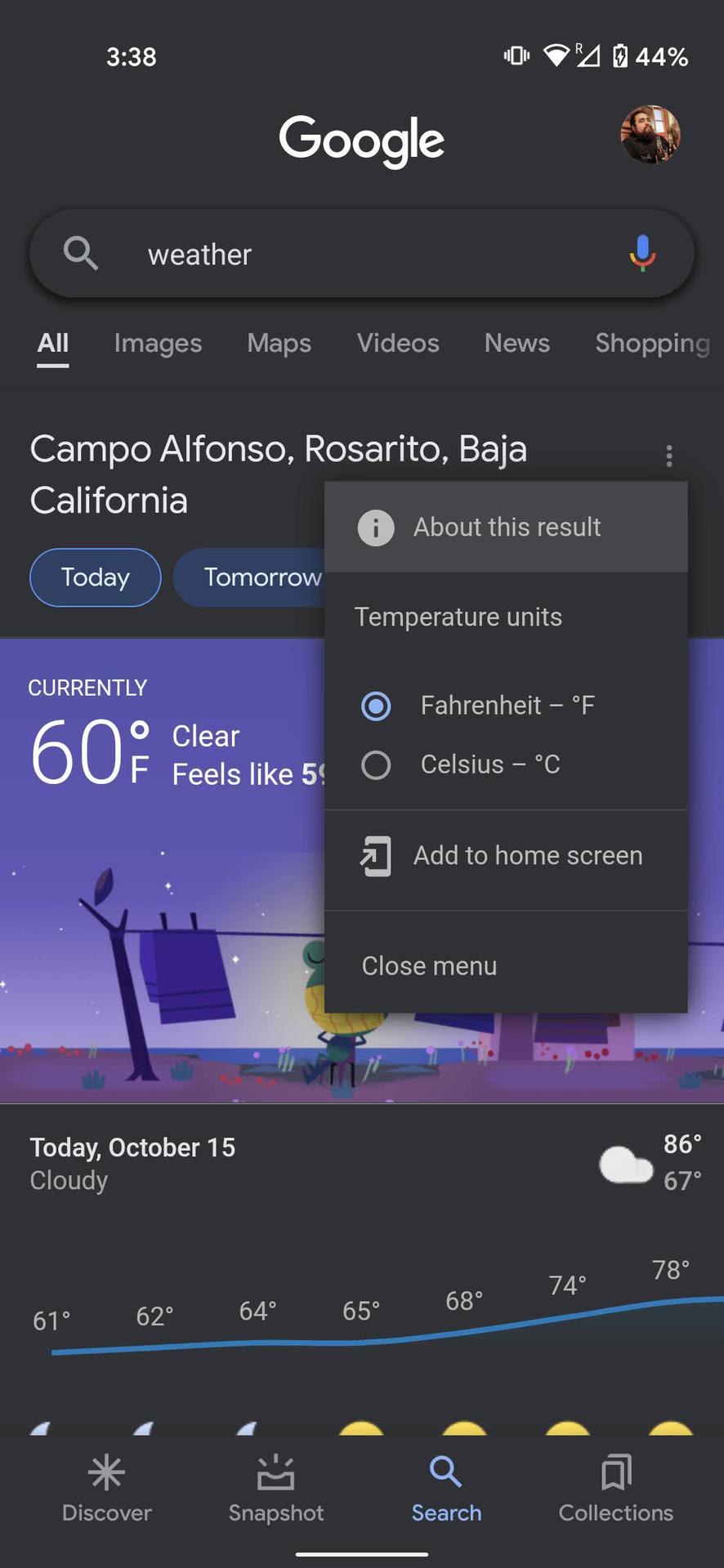 How to get the Google weather app on your phone