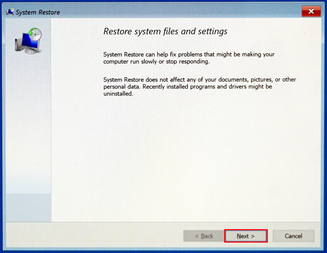 How to do a System Restore on Windows 10 to undo problematic updates