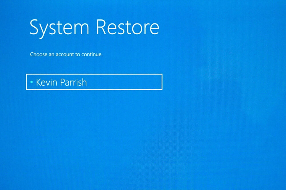 How to do a System Restore on Windows 10 to undo problematic updates