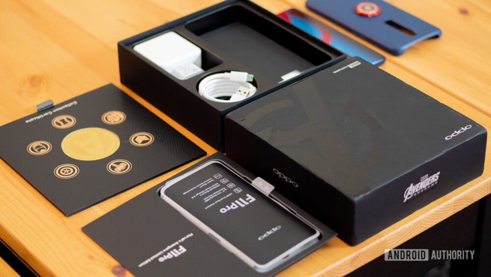 OPPO F11 Pro Avengers Endgame edition unboxing - Android Authority