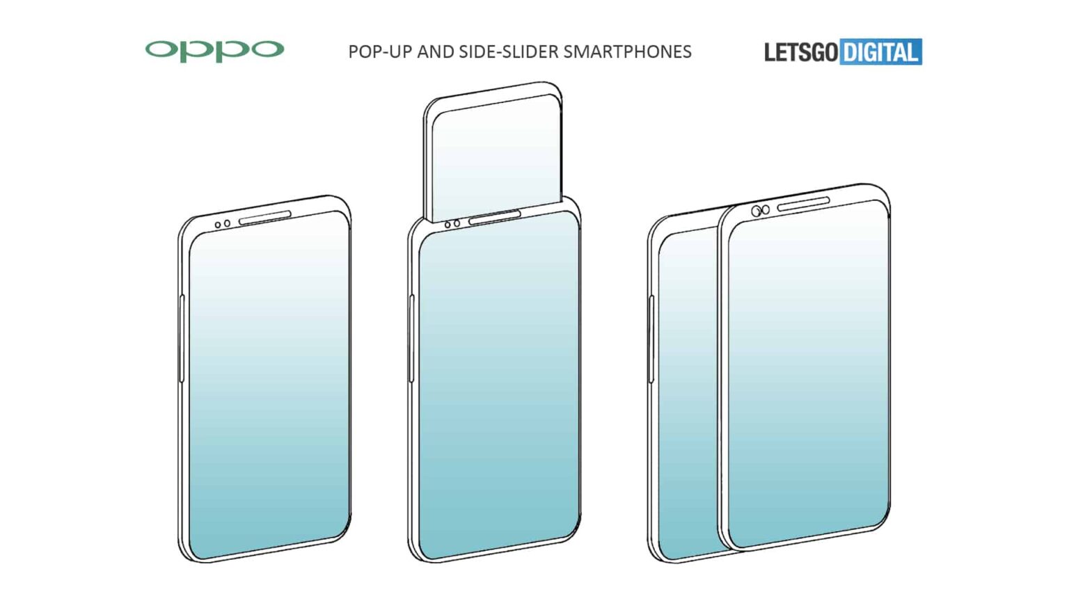 OPPO patents smartphone with pop-up display, looks as silly as it sounds