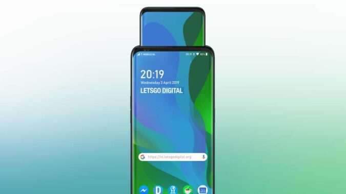 OPPO patents smartphone with pop-up display, looks as silly as it sounds