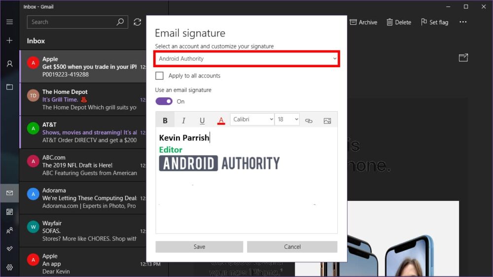 How to use the Windows 10 Mail app to access Gmail, iCloud, and more