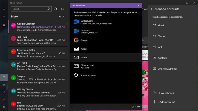 How to use the Windows 10 Mail app to access Gmail, iCloud, and more