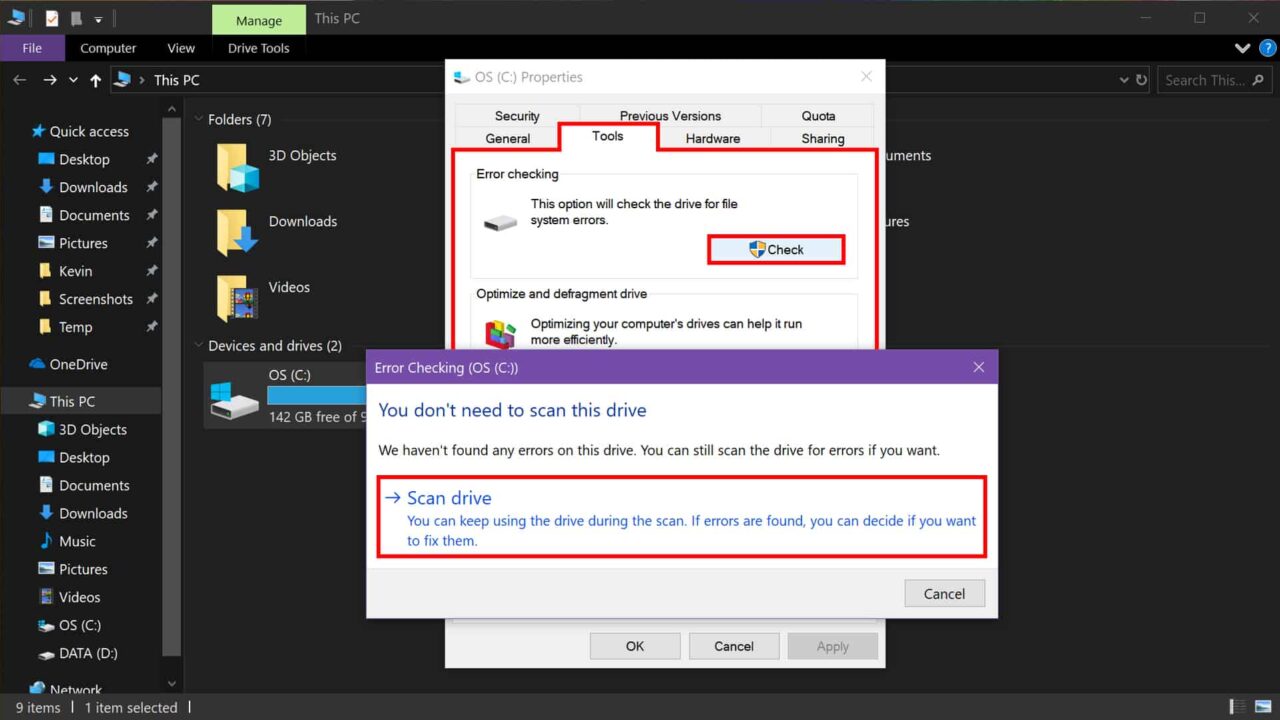 How to scan and clean your drive in Windows 10 for better performance