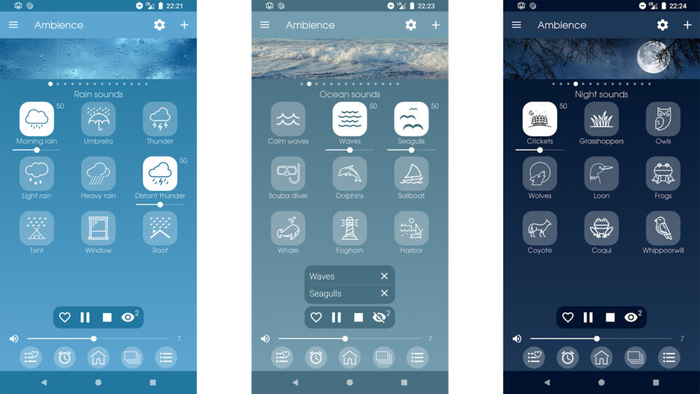 The best nature sound sleep sound, and animal sound apps for Android