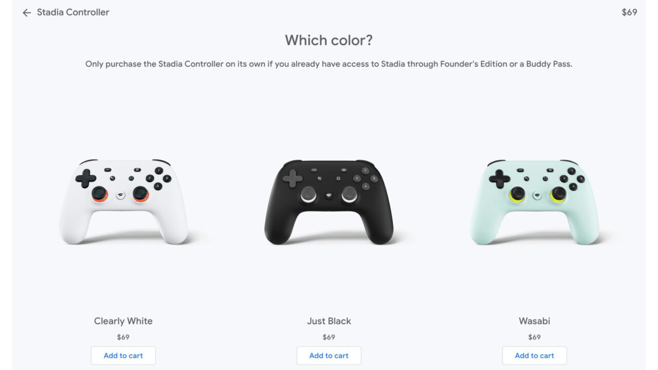 You can now buy the Google Stadia Controller by itself - Android Authority