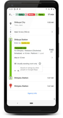 How crowded will the train or bus be? Ask Google Maps - Android Authority