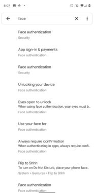 Face authentication settings appear in Android Q beta 4 - Android Authority