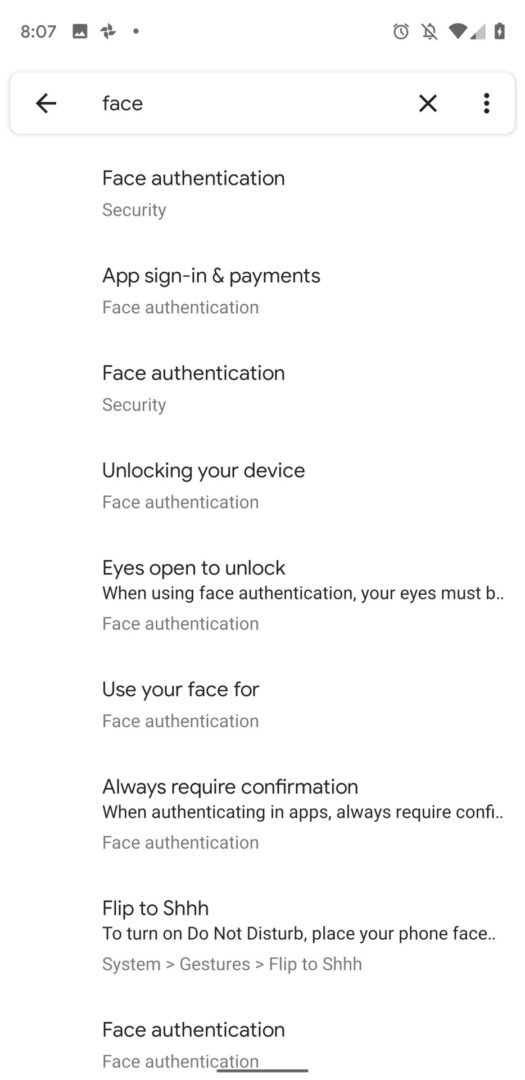Face authentication settings appear in Android Q beta 4 - Android Authority