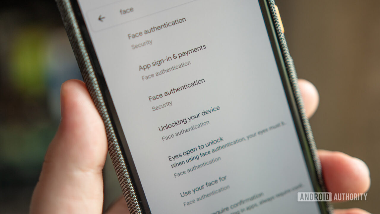 Face authentication settings appear in Android Q beta 4 - Android Authority