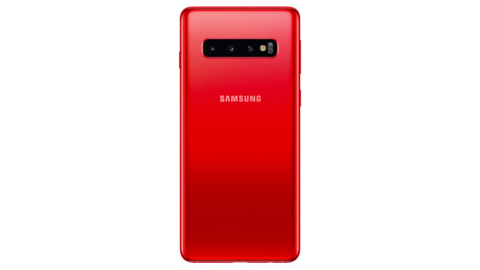 Samsung Galaxy S10 series now officially available in Cardinal Red