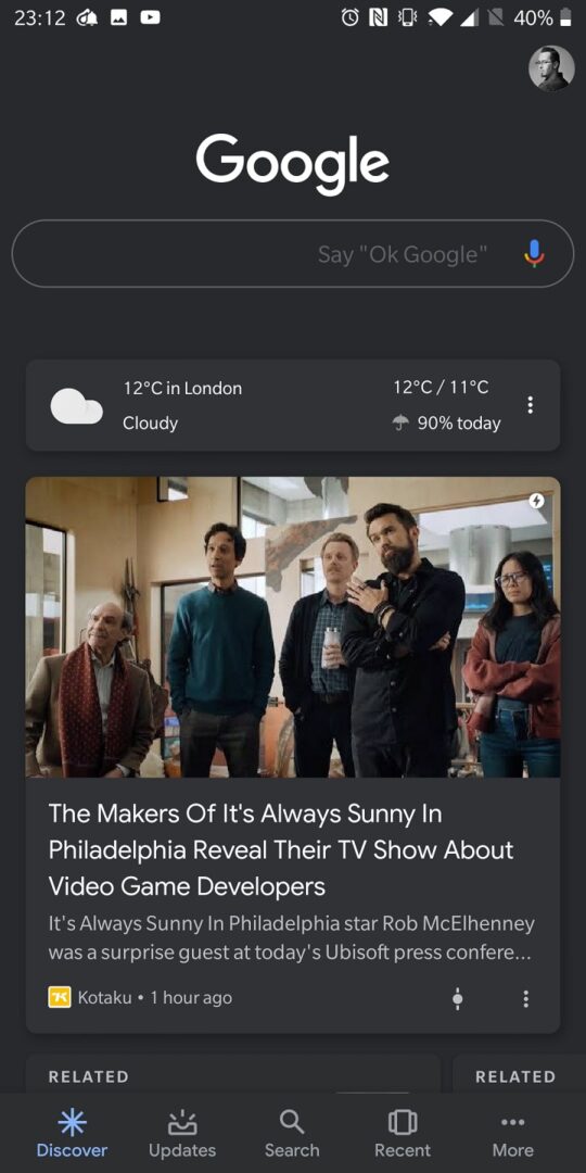 Dark mode rolling out to the Google app, Assistant, Search, and more