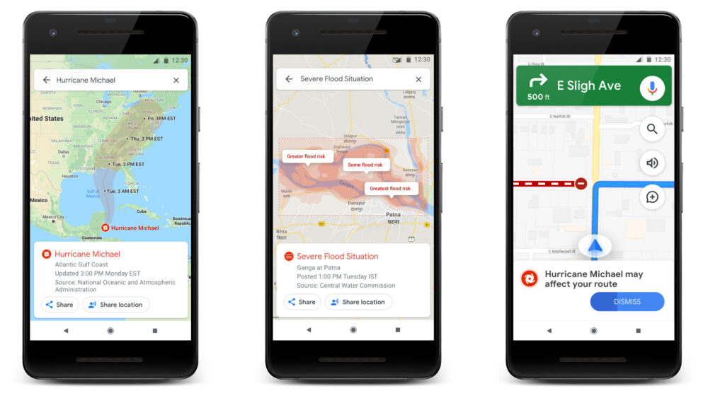 Google's SOS alerts now let you see hurricane paths, flood forecasts, more