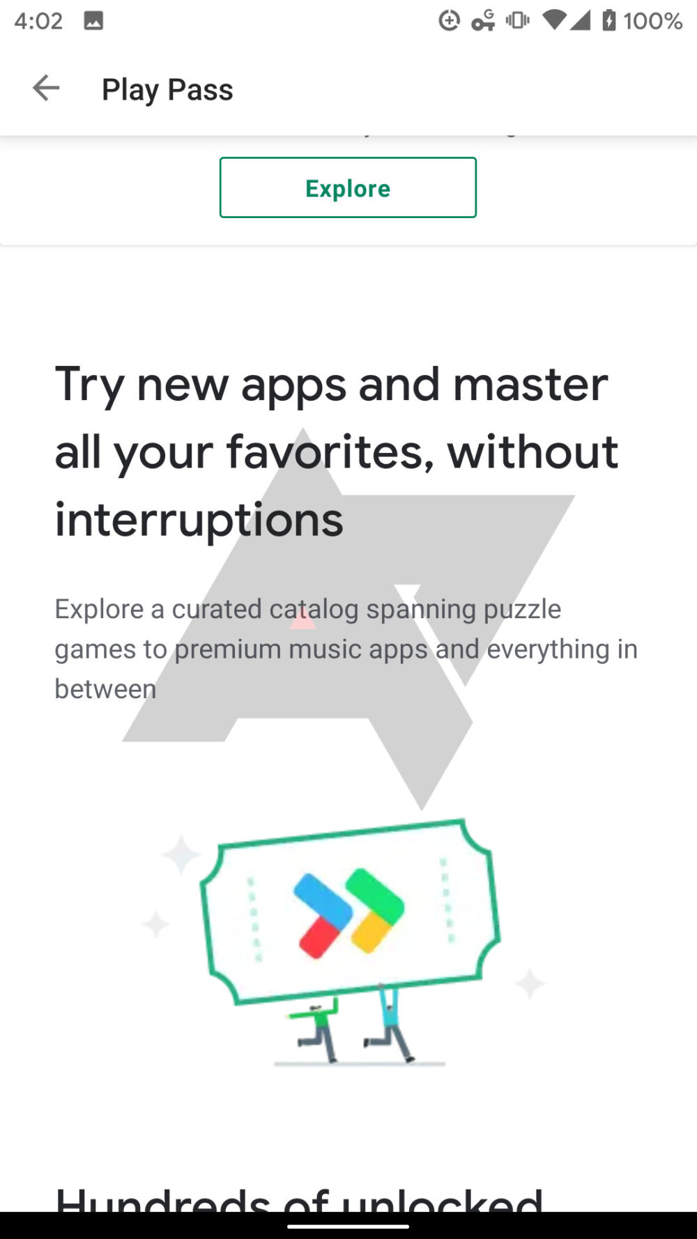 Google is now testing a Play Pass subscription service
