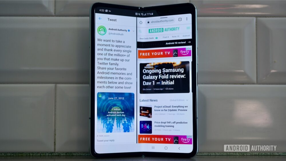 Samsung Galaxy Fold 2 tipped to offer under-screen selfie camera