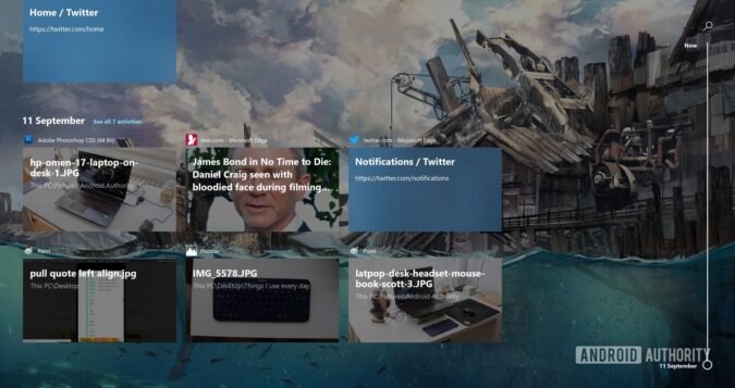 Windows 10: How to use Windows Timeline - Android Authority