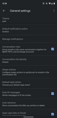 Gmail dark mode is now rolling out to Android devices
