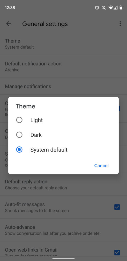 Gmail dark mode is now rolling out to Android devices