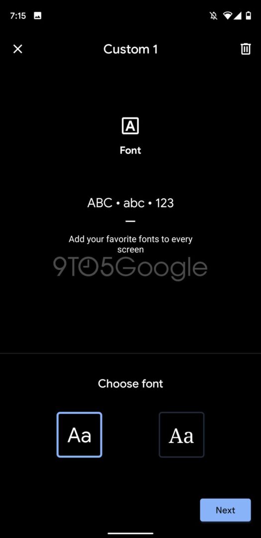 Google Pixel 4 Styles and Wallpapers app shows robust theming options