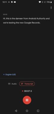 Google's Pixel 4 Voice Recorder gets transcription, audio search support