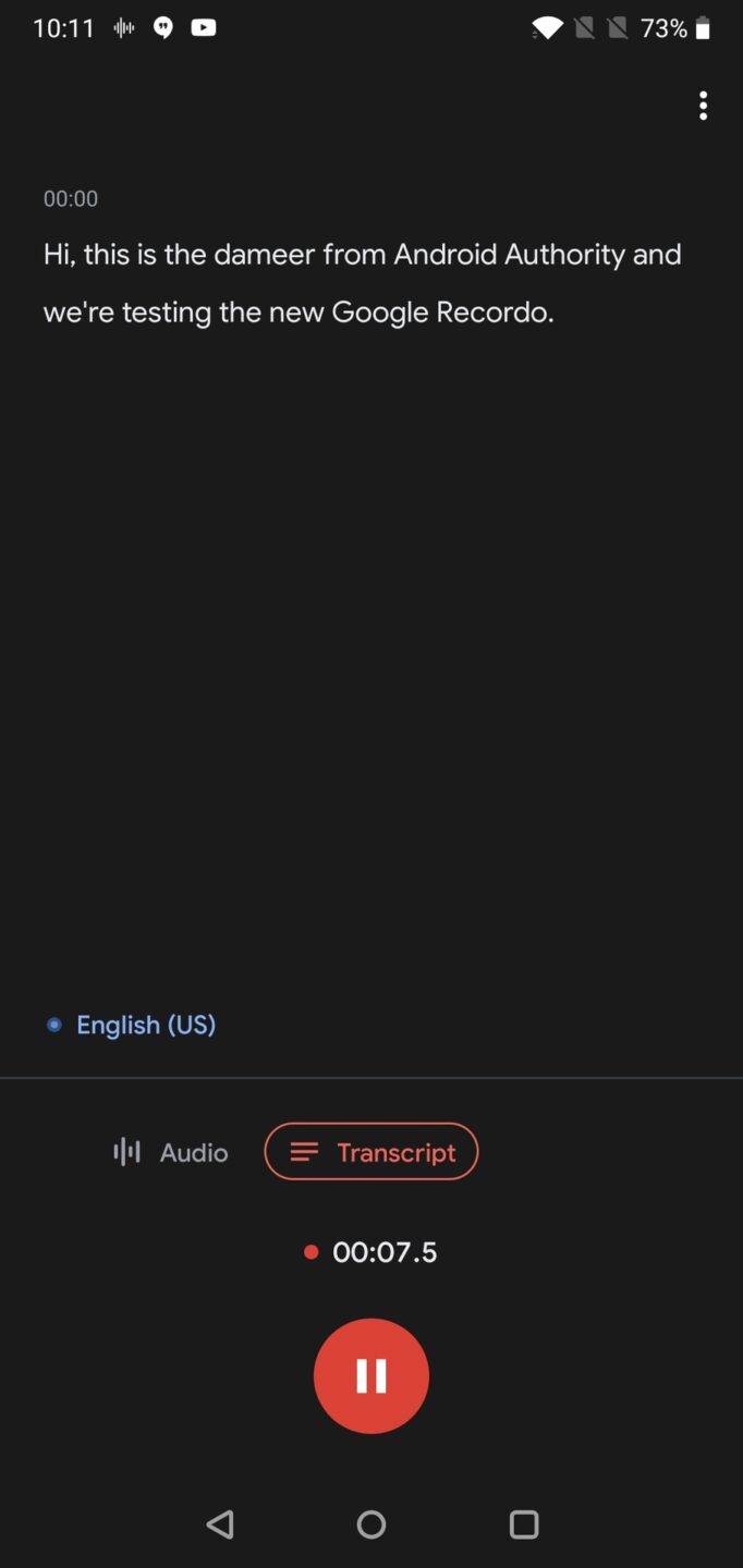 Google's Pixel 4 Voice Recorder gets transcription, audio search support