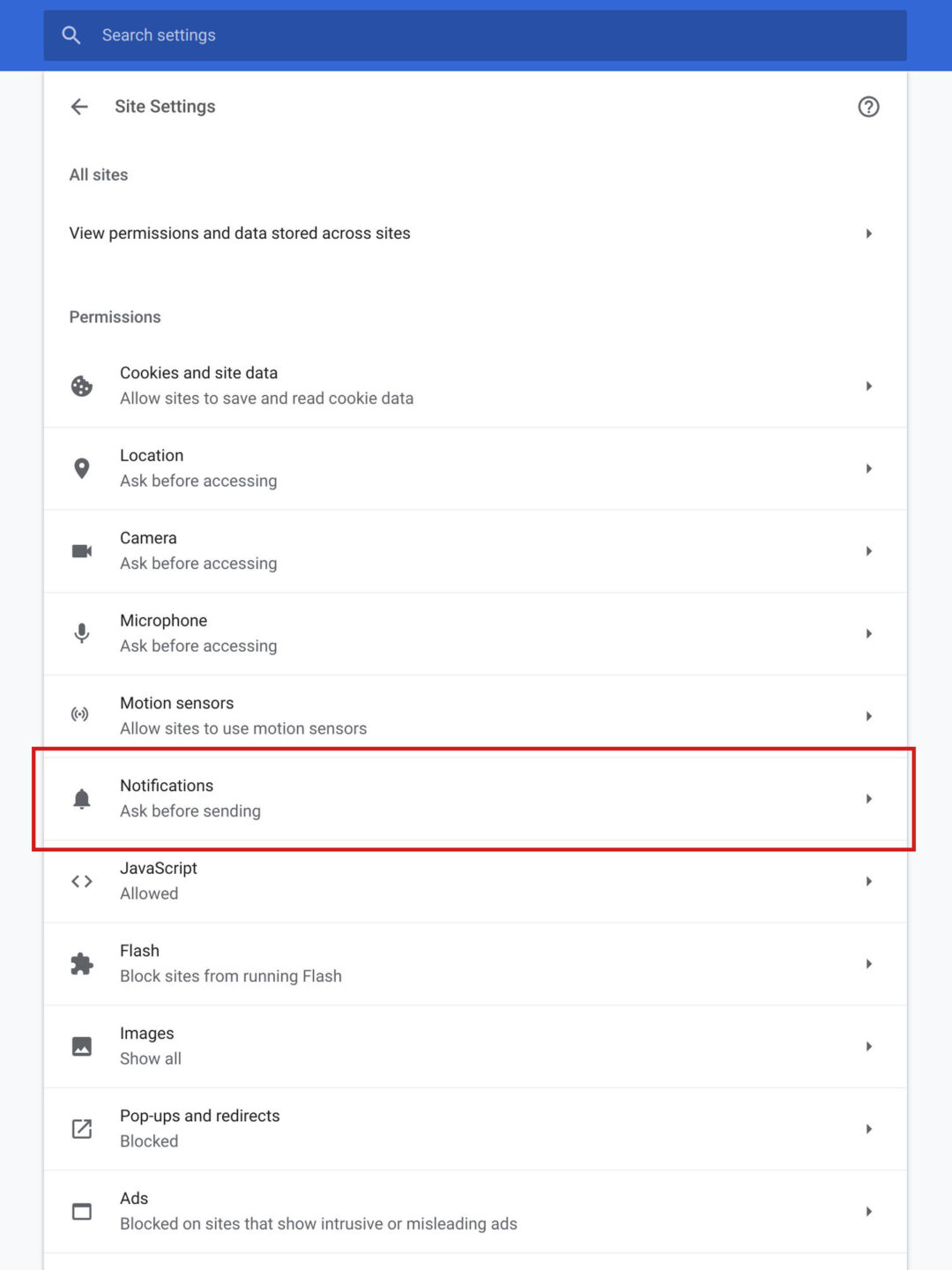 How to disable Google Chrome notifications - Android Authority