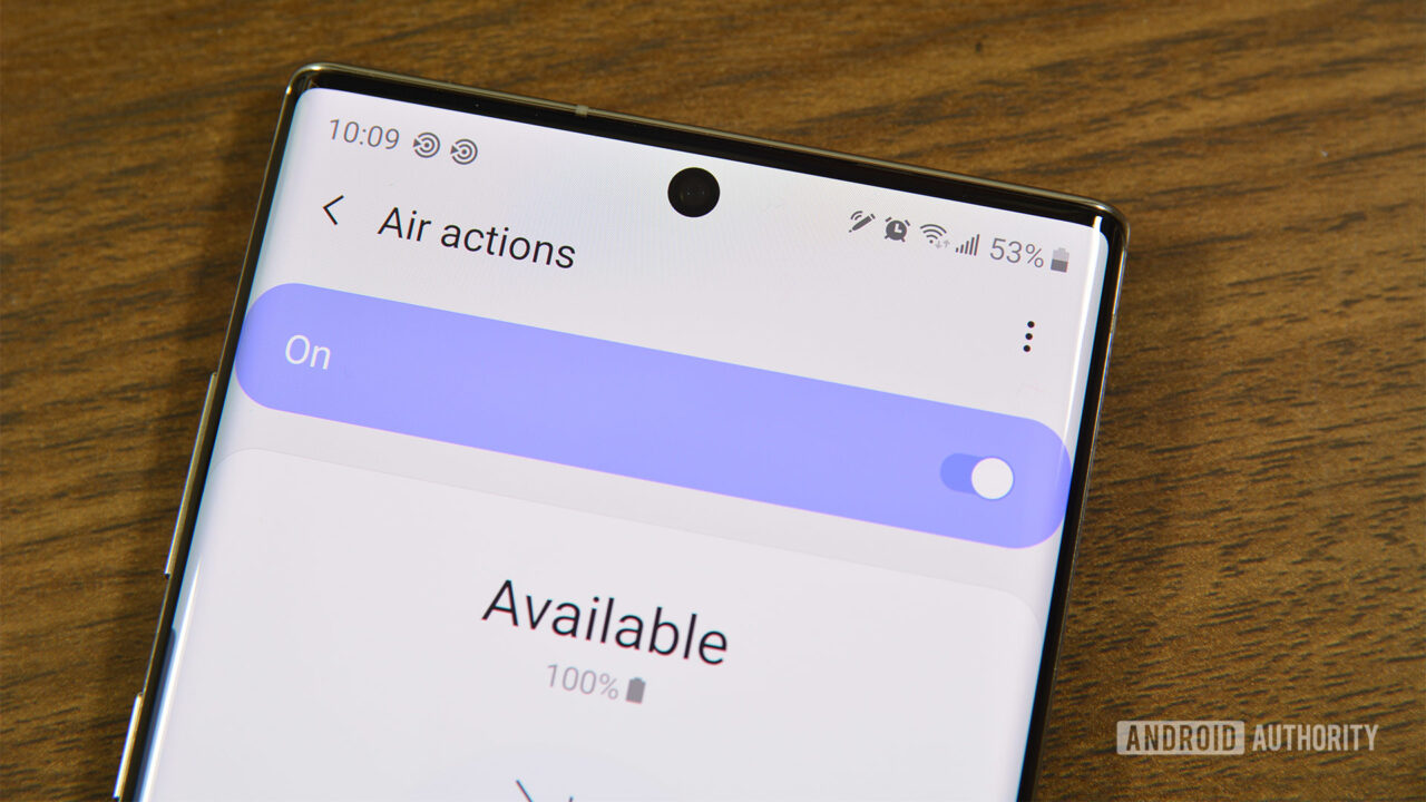 Air Actions on the Galaxy Note 10: What are they and how do they work?