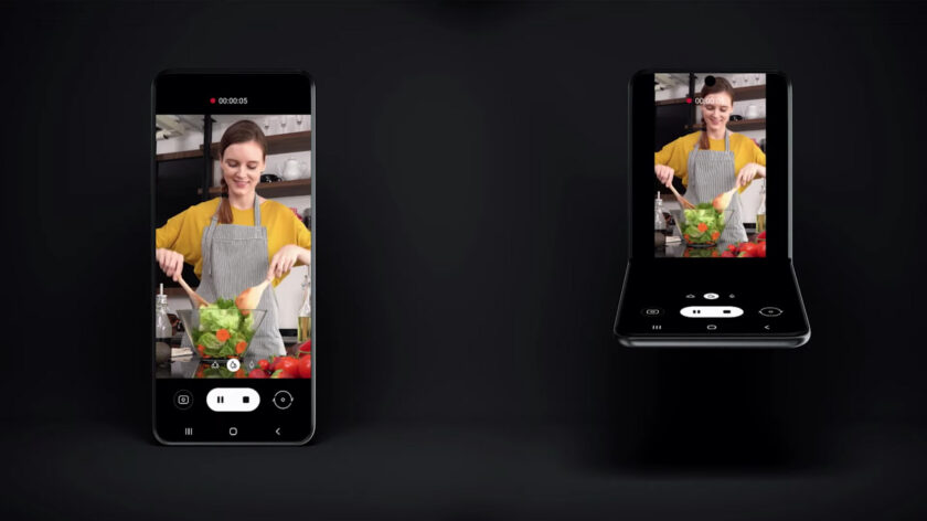 Samsung teases new, flip phone-style foldable smartphone concept