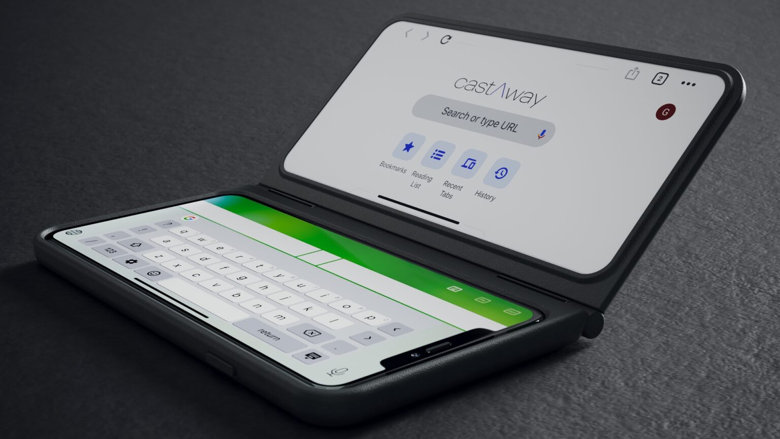 CastAway phone case will add a second screen to Android, iOS devices