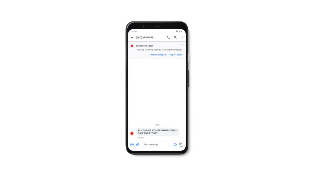 Google rolling out Verified SMS, Spam Detection for Android Messages