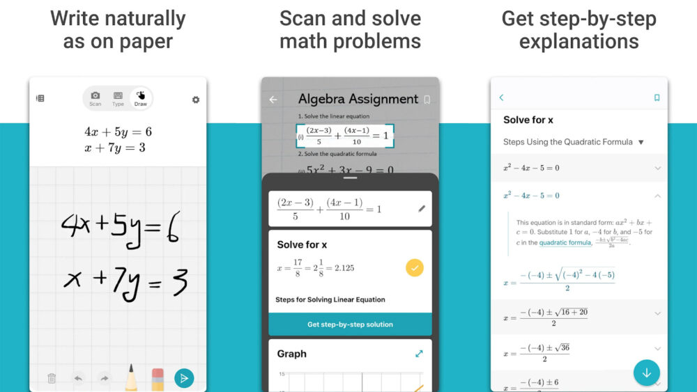 Microsoft Math Solver will attempt to do your math homework for you