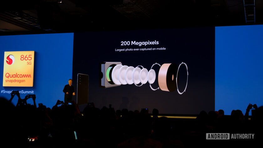 What's driving the Snapdragon 865 camera? Two gigapixels.