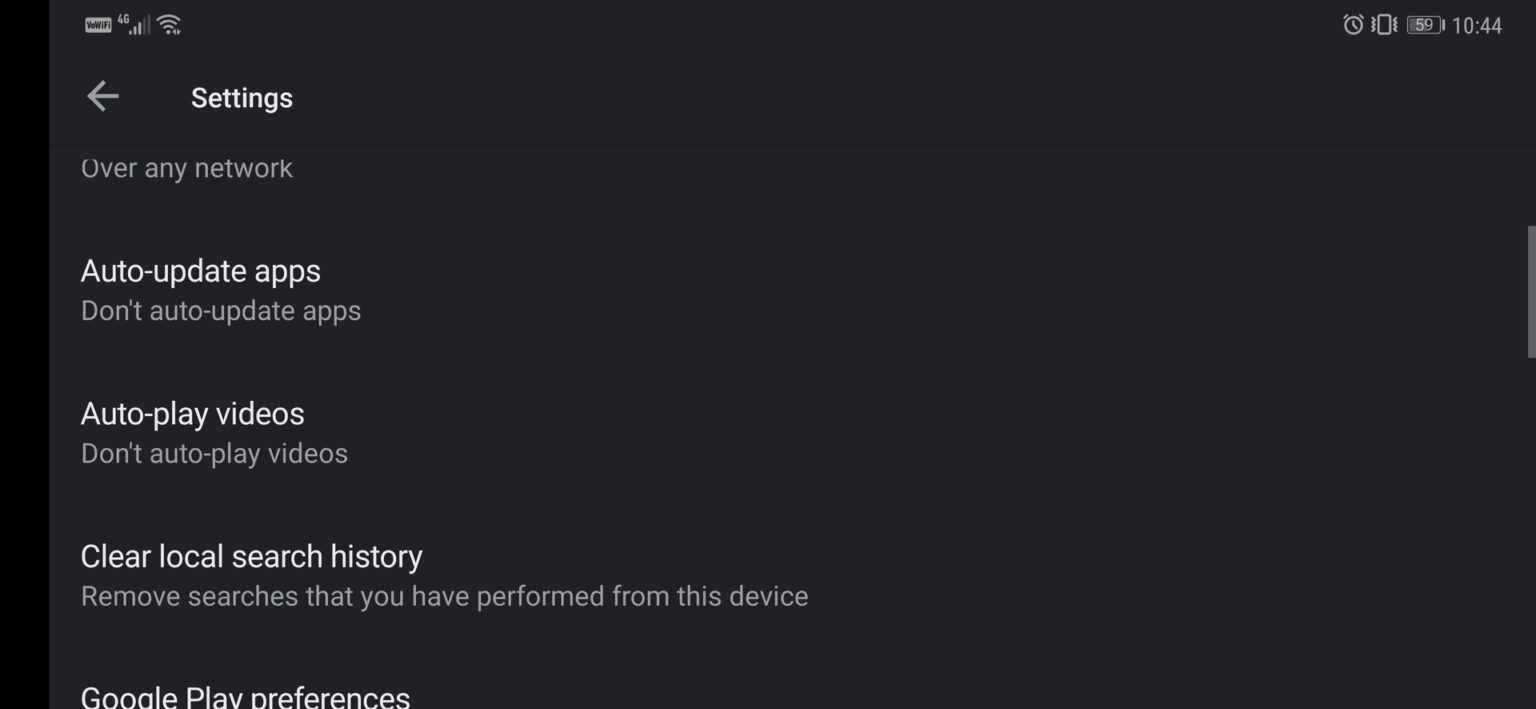 Google Play Store auto-playing videos can now be disabled
