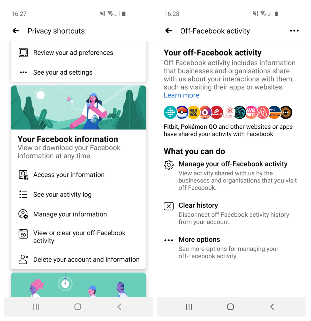 How to use Off-Facebook Activity and protect your data - Android Authority
