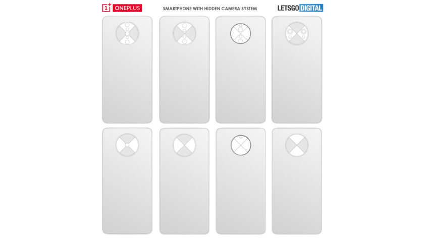 OnePlus patent shows another smartphone with hidden cameras
