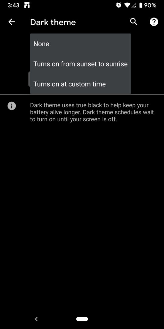 Android 11 adds new custom timing dark theme feature (Updated ...