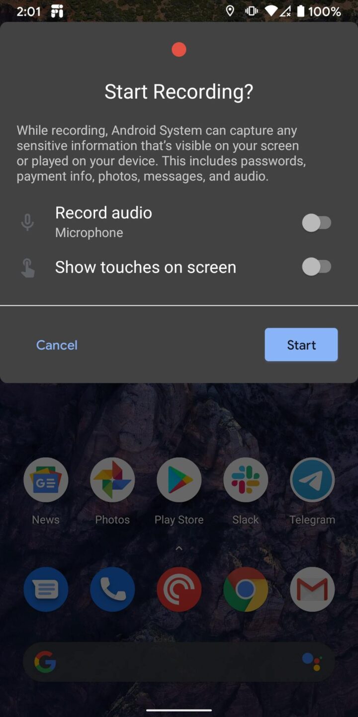 Native screen recorder is vastly improved in Android 11 Developer Preview 2 - Android Authority