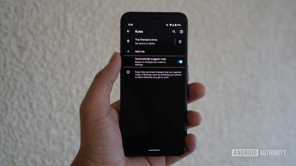 Android 10 Rules finally pushed out to (some) Google Pixel users - Android Authority